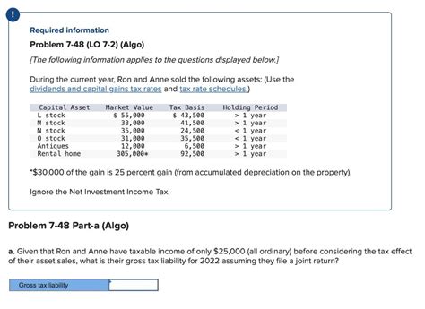 Solved Problem 7 48 LO 7 2 Algo The Following Chegg Com