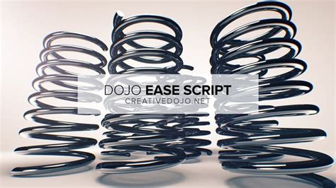 Dojo Ease Script Demo Tutorial Free After Effects Script Dojo After Effects Tutorial