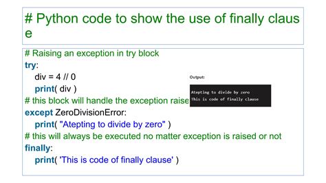 exception handling in python pptx programming languages computing