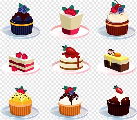 케이크 디저트 아이콘 과일 컵케익 Png Pngwing