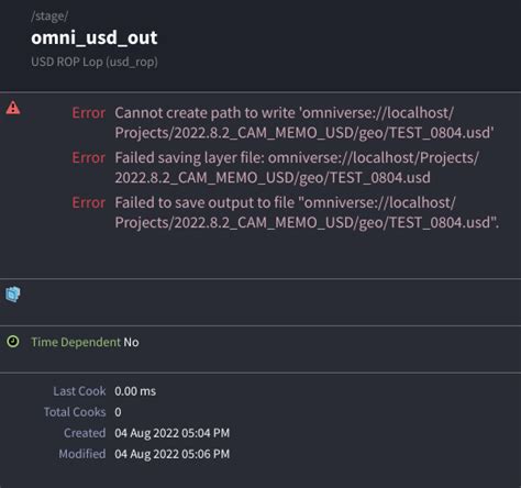 Cannot Output Usd File Houdini NVIDIA Developer Forums