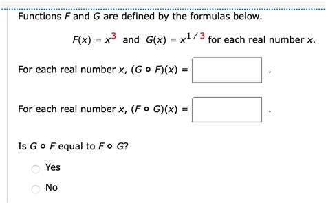 solved functions f and gare defined by the formulas below