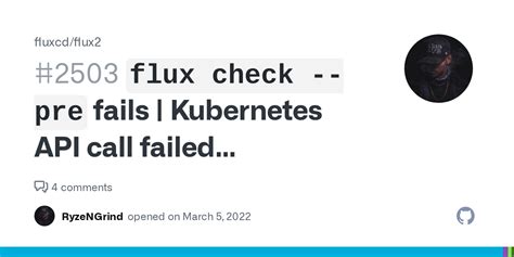 `flux Check Pre` Fails Kubernetes Api Call Failed Connection Refused Arm64 Rpi4 · Issue