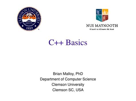 Ppt C Basics Powerpoint Presentation Free Download Id968277