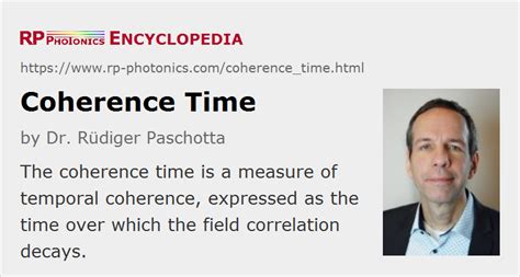 Coherence Time Field Correlation Coherence Function Linewidth