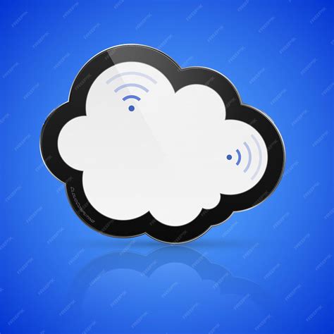 Premium Vector Vector Illustration Of Abstract Isolated Cloud Cloud Computing Concept