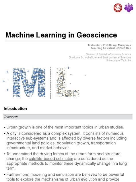 Machine Learning In Geoscience Pdf Deep Learning Machine Learning