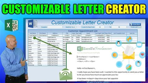 How To Create Custom Letters In Word Documents From Excel Without Mail