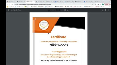 Onguard Certificates Screenshot - YouTube