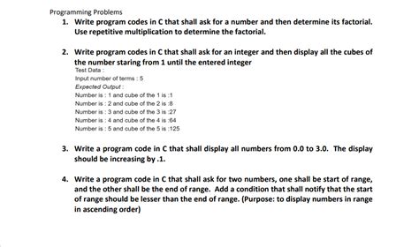 Solved Please Solve This Problem Using While And Do While Chegg