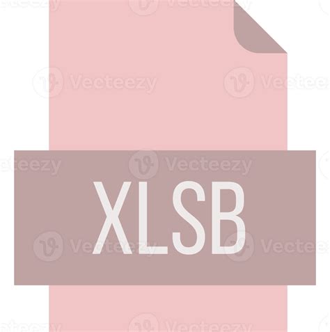 Xlsb File Icon Fill Crisp Corners Art 57325743 Png