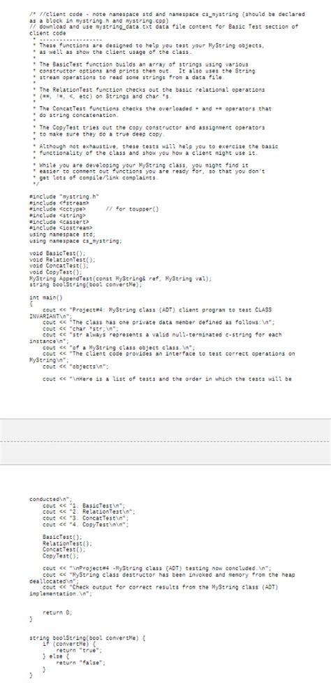 Project 4 Mystring Class With Dynamic Memory 60