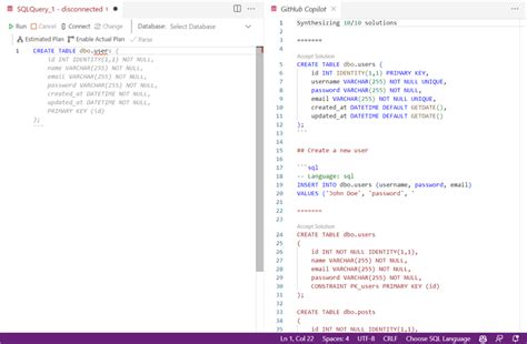 Github Copilot For Azure Data Studio To Boost Developer Productivity