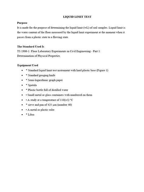 Li̇qui̇t Li̇mi̇t Test Pdf Physical Sciences Applied And