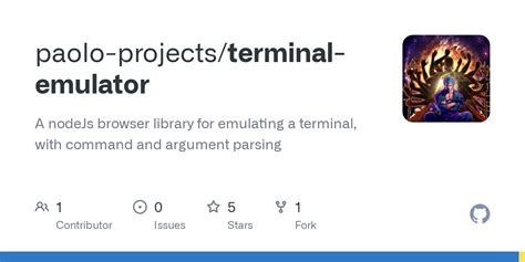 GitHub Paolo Projects Terminal Emulator A NodeJs Browser Library For Emulating A Terminal