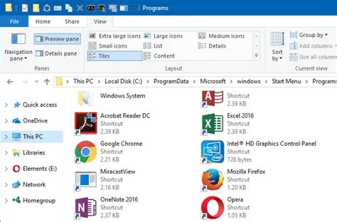 Backup Restore Or Reset Windows Start Layout Shortcuts