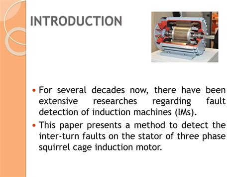 Dwt Based Fault Diagnosis Of Induction Motor Pptx
