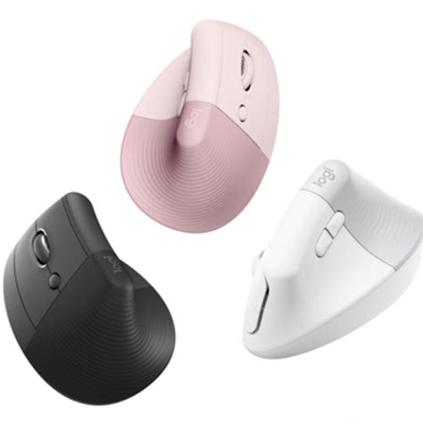 Logitech Lift Vertical Ergonomic Mouse Wireless Bluetooth Buttons