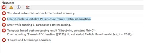 How Can I Fix The Error In Cst Simulation Researchgate