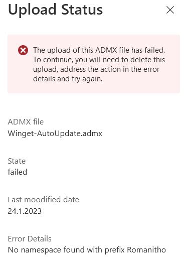 Admx File Referenced Not Found Microsoft365intune · Issue 265 · Romanithowinget Autoupdate