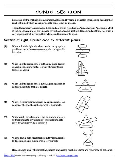 Chapter23 Conic Sections Download Free Pdf Naming Conventions Metadata