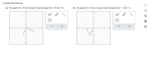 Solved A The Graph Of Y H X Is Shown Draw The Graph Of Chegg Com