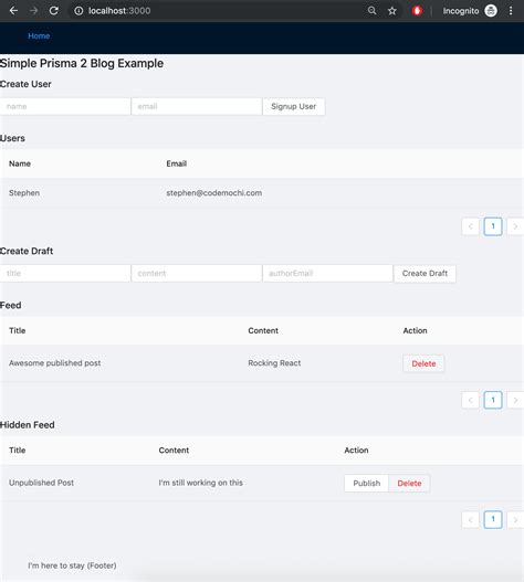 Create A Fullstack Blog App With Nextjs Prisma 2 And Docker Part I