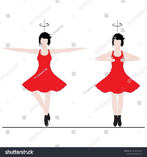 Law Conservation Angular Momentum Ice Dancer Stock Vector Royalty Free 2216155405 Shutterstock