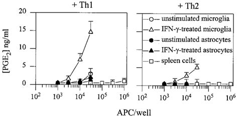 Ag Specific Interactions With Th1 And Th2 Cells Trigger Pge 2