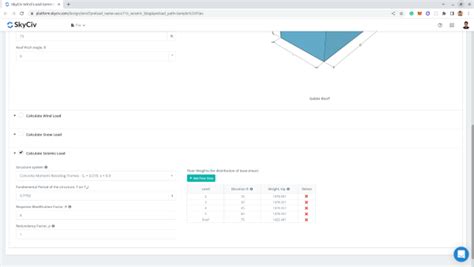 ASCE Seismic Load Calculation Example Using Equivalent Lateral Force Procedure SkyCiv