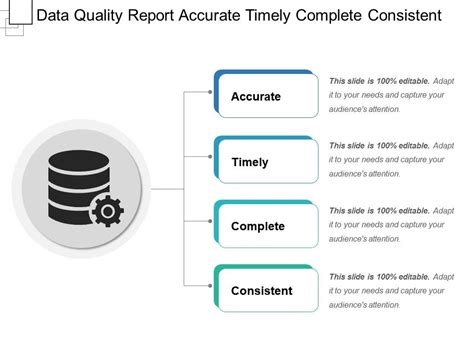 Data Quality Report Accurate Timely Complete Consistent Template
