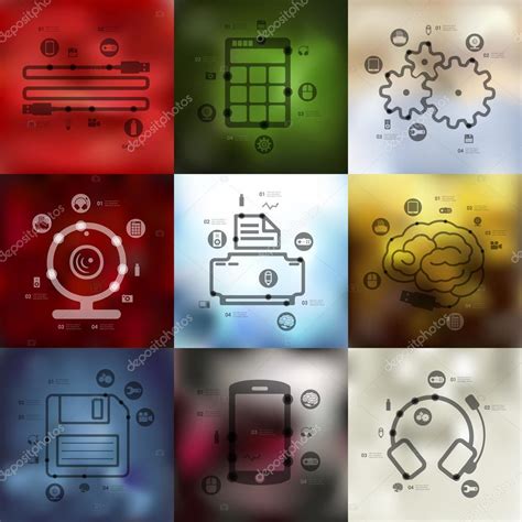 Technology Timeline Infographics Stock Vector By ©palau83 81673234