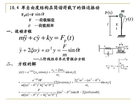单自由度体系的强迫振动word文档在线阅读与下载无忧文档
