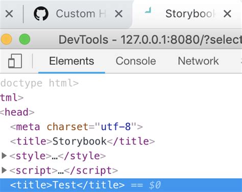 Html Head Title