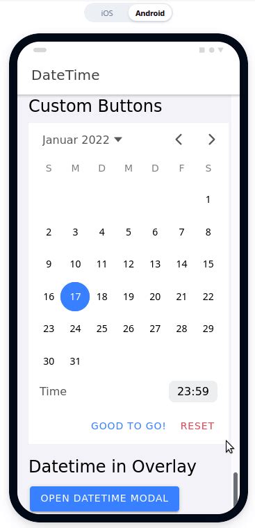 Bug Datetime Unable To Pick Time When Using Ion Datetime In Modal On