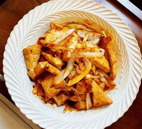 食尚 大葱烧豆腐豆瓣酱老豆腐备用