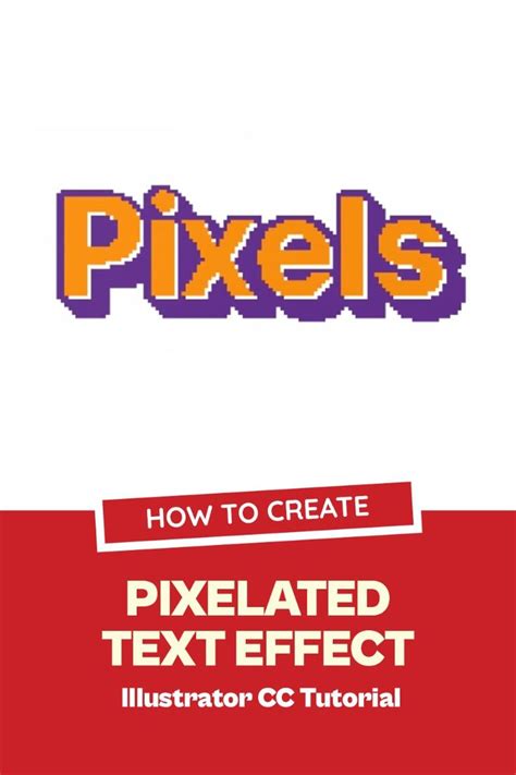 How To Create Pixelated Text Effect In Illustrator Illustrator
