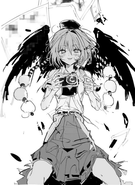 Shameimaru Aya Touhou Drawn By Sesmkun Danbooru