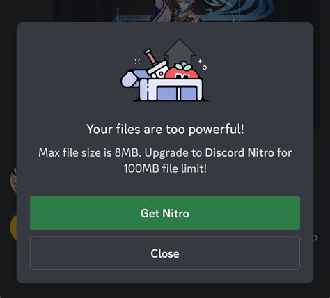 Discord Wont Let Me Send A Video Thats 5 17 Mb Even Though Its Way Below 8 R Discordapp