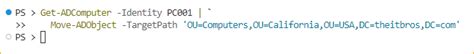 Powershell Move Computer To Ou Theitbros