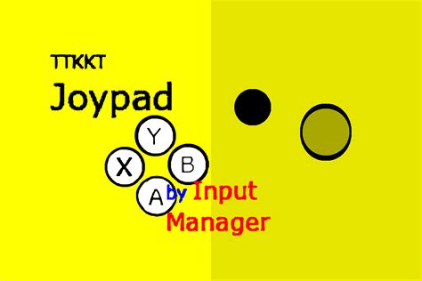 Ttkktjoypadbyinputmanager 입출력 관리 Unity Asset Store