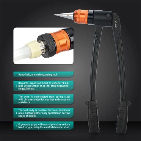 Pex Auto Rotation Expansion Tool Kit For 12 34 1 Rings — Icrimp Tools
