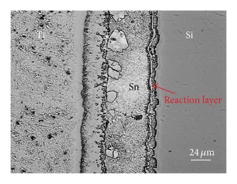 Etched Boundary Of Ti Substrate 100sn Si Solder Download Scientific