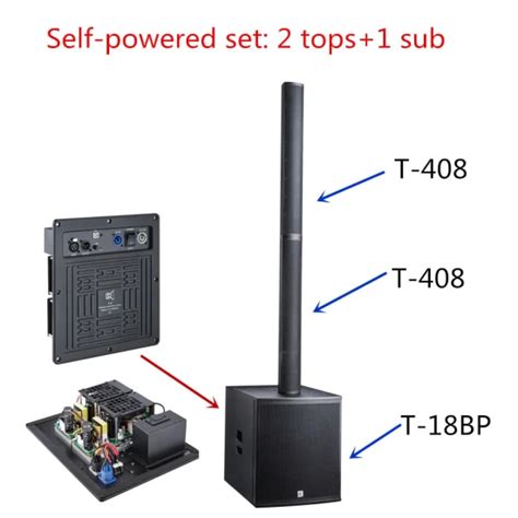 Column Speakers Active Line Arraycolumn Line Array84′ ′ Active Column Speaker System Line
