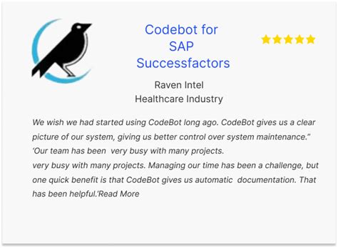 Codebot For Sap Successfactors