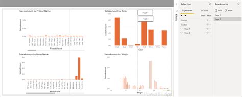Consolidate Report Pages Easily With Visual Grouping PowerBI Tips