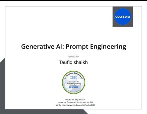 Taufiq Shaikh On Linkedin Generativeai Ibmskillnetwork Aiengineering
