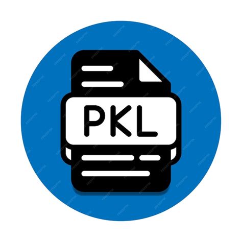 Premium Vector Pkl File Type Database Icon Document Files And Format