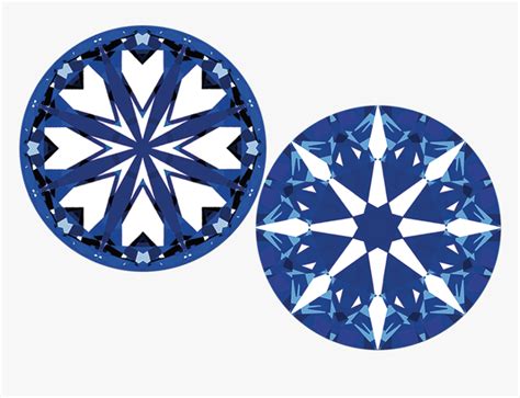 Hearts And Arrows Diamond Hd Png Download Kindpng