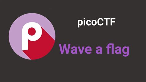 Walkthrough Wave A Flag PicoctfПрохождение Wave A Flag Youtube